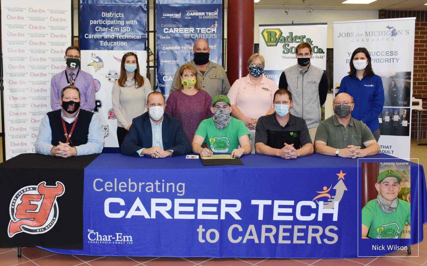 Bader & Sons John Deere dealer with Nick Wilson - Char-Em ISD Career ...