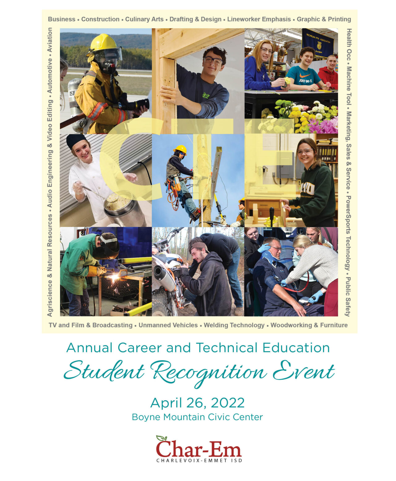 Annual Career and Technical Education Banquet - Char-Em ISD Career and ...